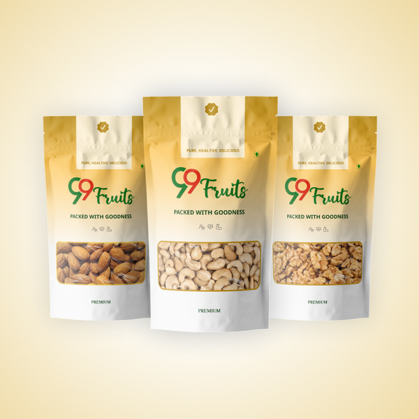Premium Classic Trio (Almond, Cashew, Walnut) – 99Fruits