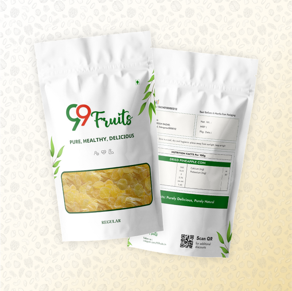 Regular Dried Pineapple Coin – 99Fruits